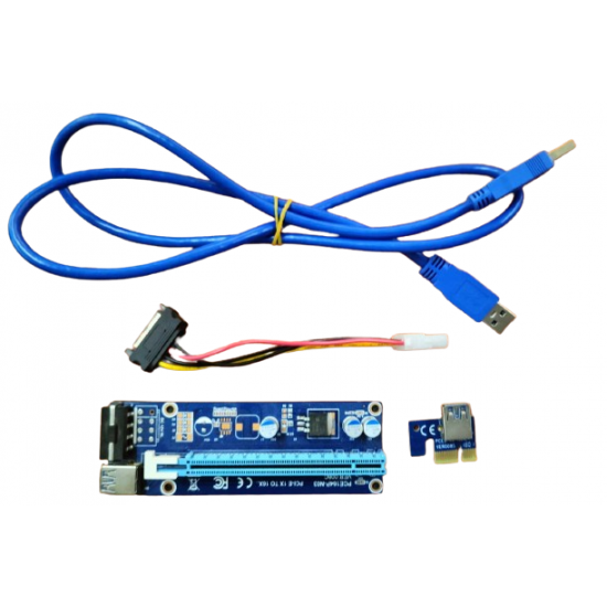 Μεταχειρισμένο Extender Riser Ver 008C με Sata cable και USB 0,50 M - Gnet.gr